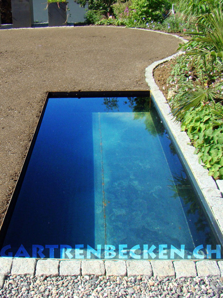 Gartenbecken, Wasserbecken, Bern, Wasserstahlbecken, Stahlblech ...